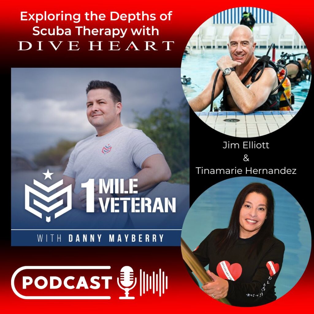 Scuba Diving Therapy for Veterans | 1 Mile 1 Veteran Podcast - Diveheart