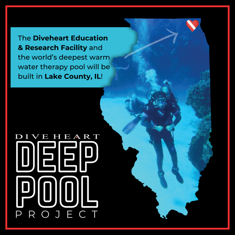 THERAPEUTIC SCUBA WILL GO DEEPER WITH DIVEHEART’S NEWEST POOL - DIVEHEART