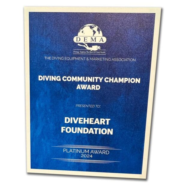 Diveheart Wins DEMA 2024 Platinum Diving Community Champions Award ...
